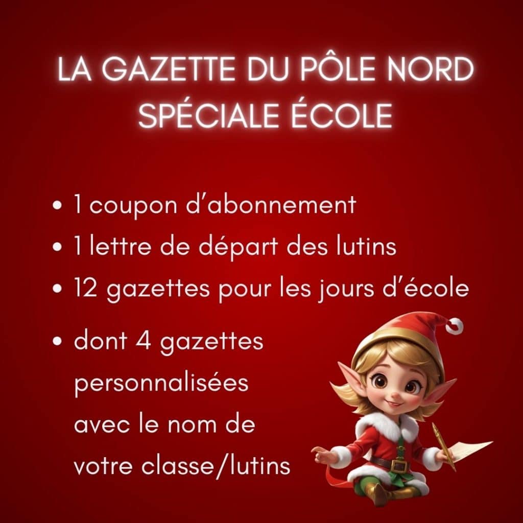 La gazette du pôle Nord à l'école à personnaliser - Les lutins farceurs