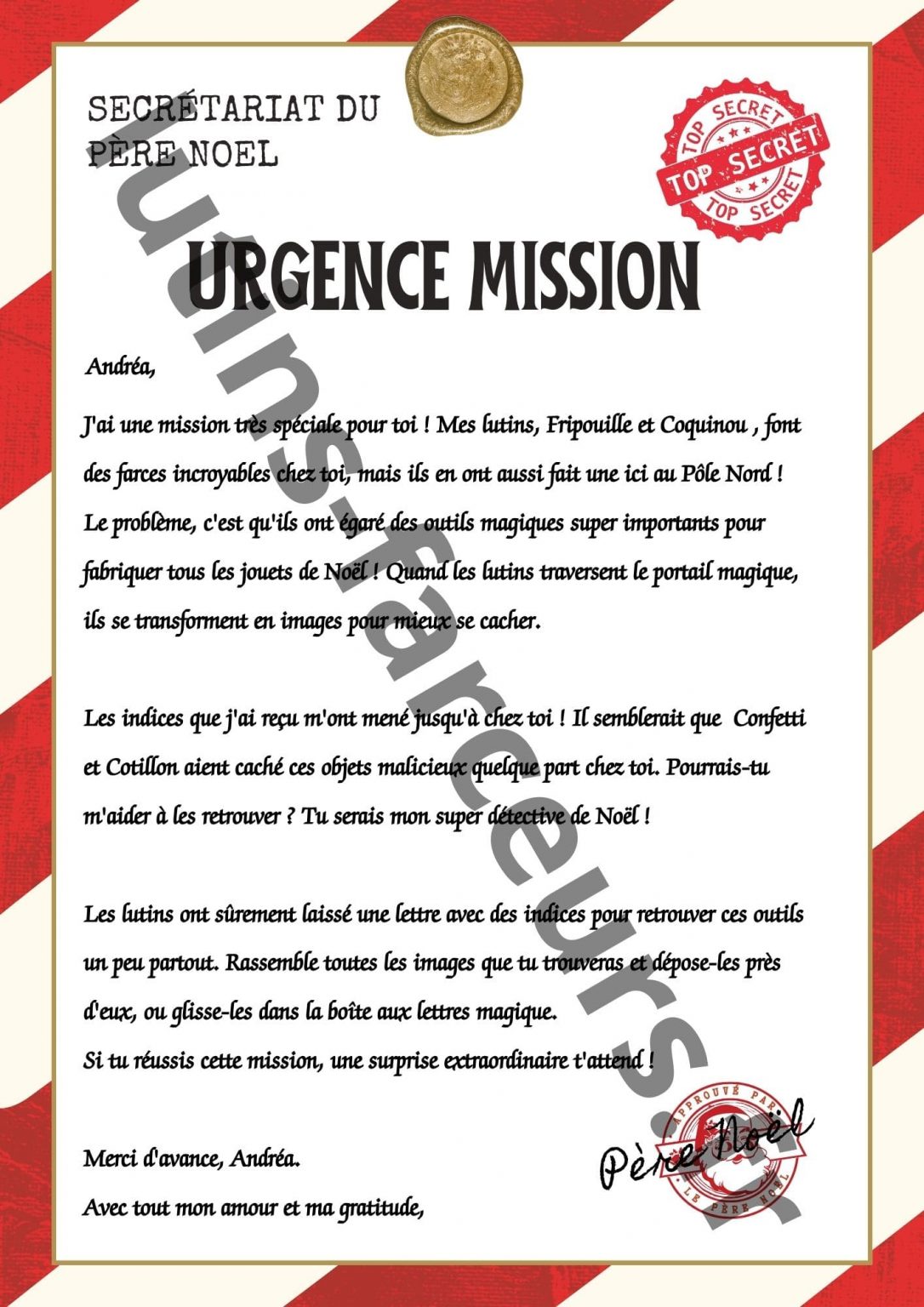 Kit lutin farceur PDF : Kit complet personnalisé - Les lutins farceurs