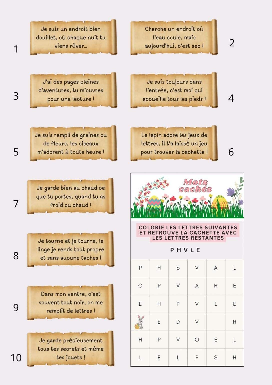 Lutin farceur –chasse aux oeufs de pâques : 10 énigmes - téléchargement ...